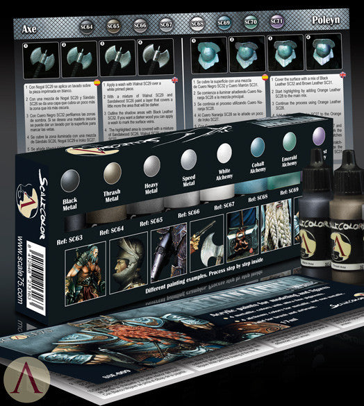 METAL 'N' ALCHEMY STEEL PAINT SET – Scale75USA